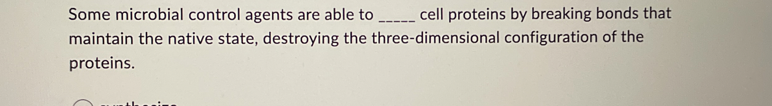 Solved Some microbial control agents are able to q, ﻿cell | Chegg.com