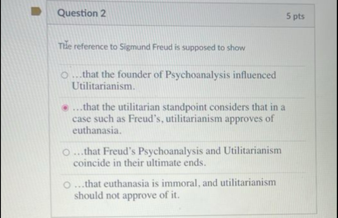 Solved Question 25 ﻿ptsThe reference to Sigmund Freud is | Chegg.com