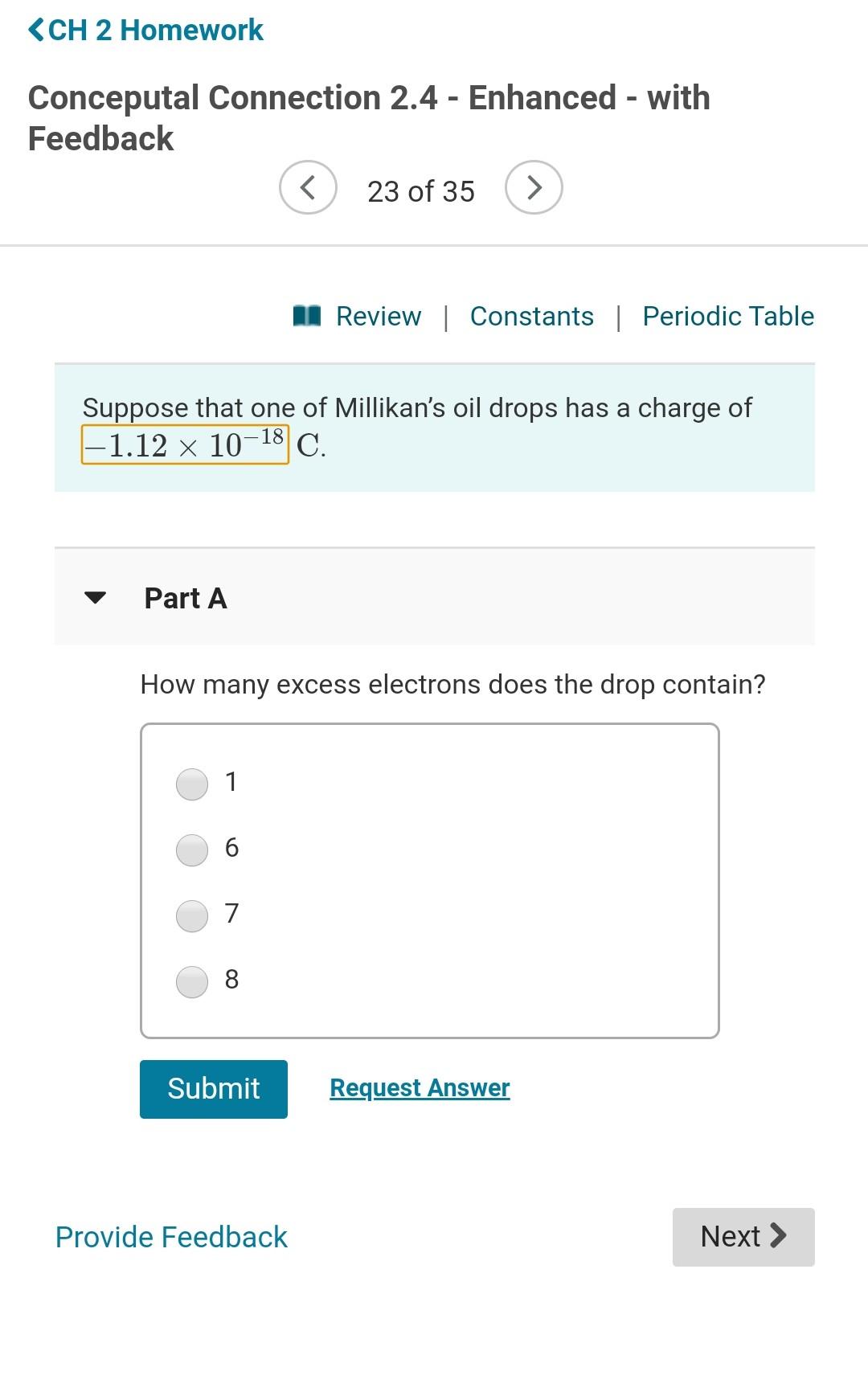 Solved Review | Constants | Periodic Table Suppose that one | Chegg.com
