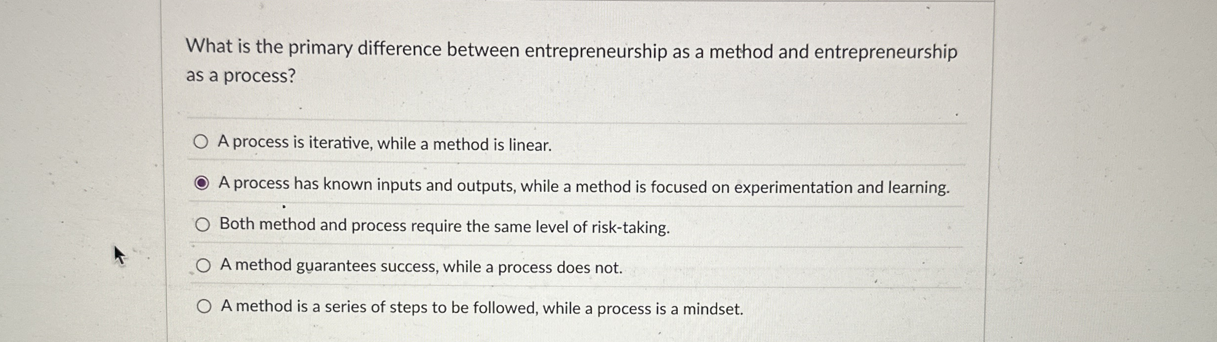 What is the primary difference between | Chegg.com