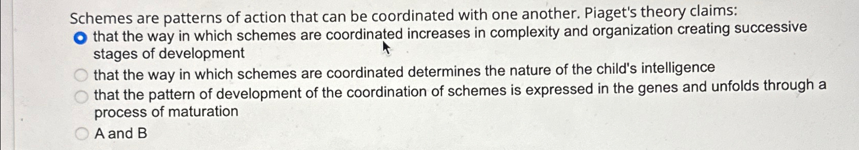 Solved Schemes are patterns of action that can be | Chegg.com