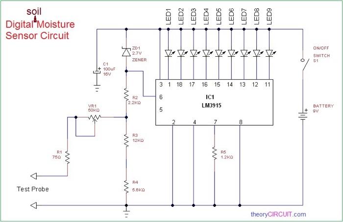 soil Digital'Moisture Sensor Circuit | Chegg.com