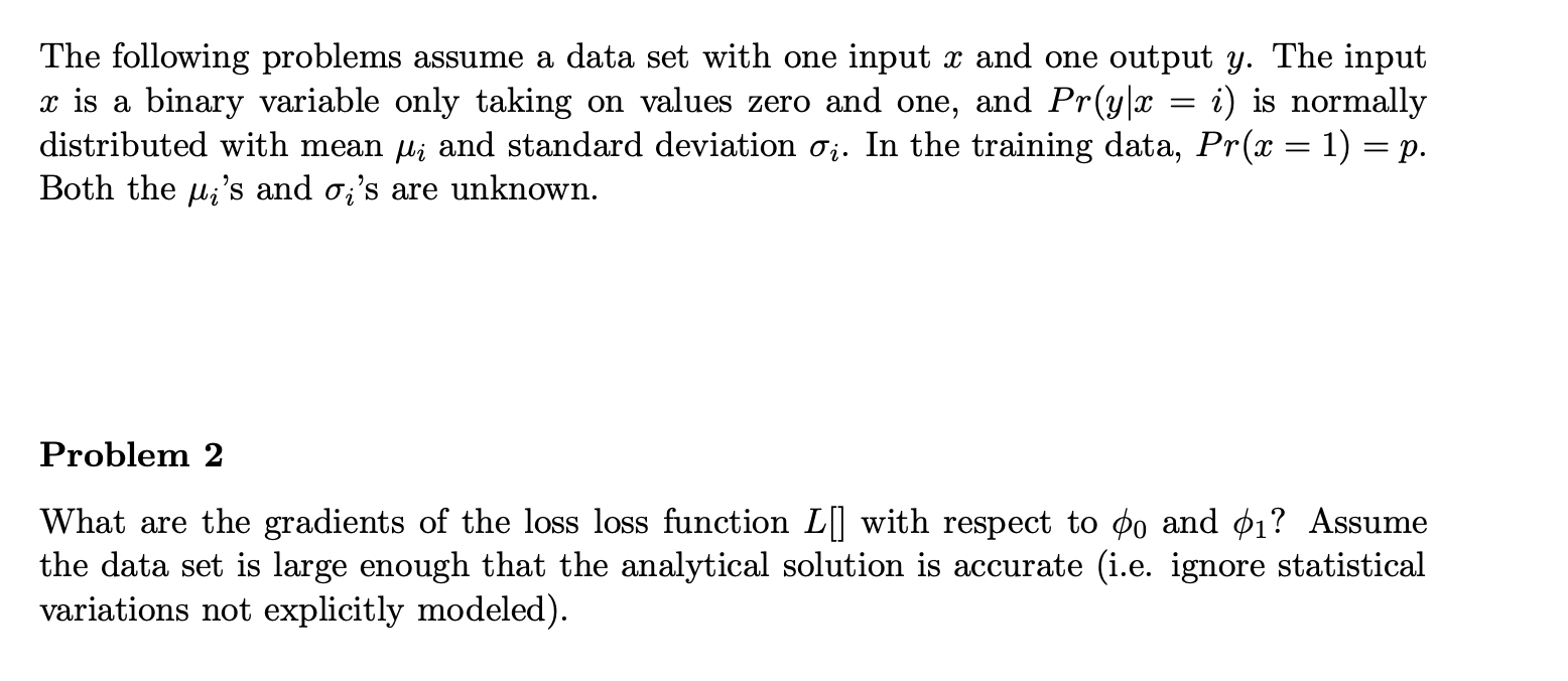 Solved The following problems assume a data set with one | Chegg.com