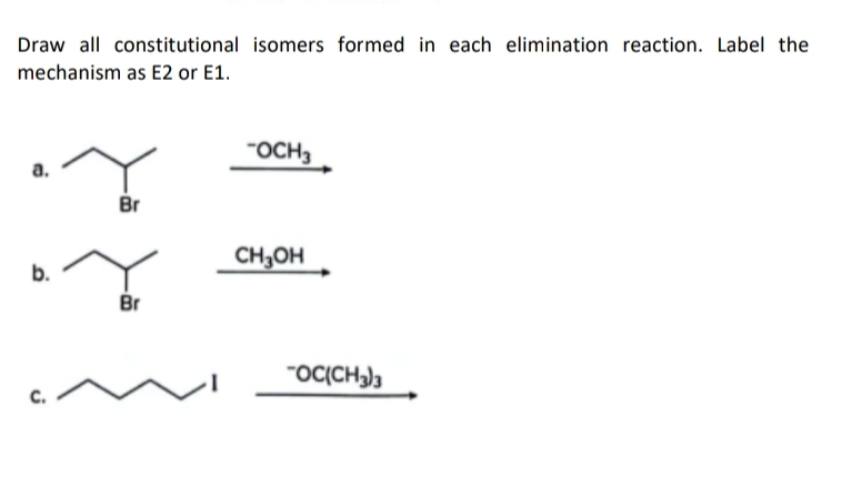 Solved Draw all constitutional isomers formed in each | Chegg.com