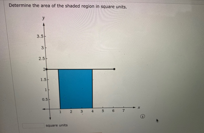Solved Determine the area of the shaded region in square | Chegg.com