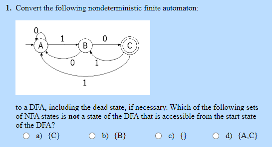 Solved Convert the following nondeterministic finite | Chegg.com