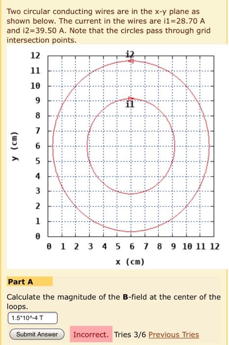 Solved Two circular conducting wires are in the x-y plane as | Chegg.com