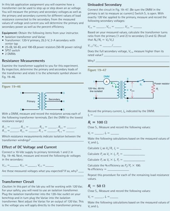 Laboratory Application Assignment Laboratory | Chegg.com