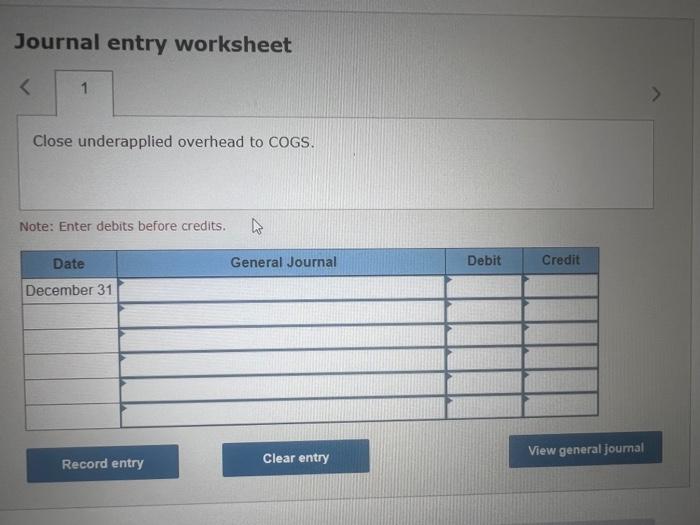 Solved iercise 19-26 (Algo) Computing applied overhead and | Chegg.com