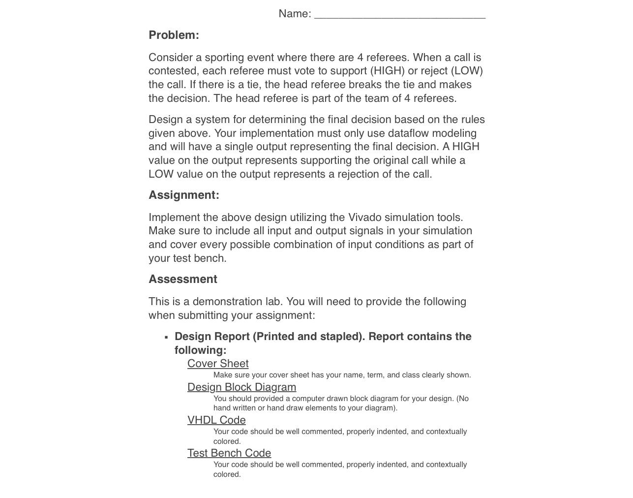 Solved Name:Problem:Consider a sporting event where there | Chegg.com