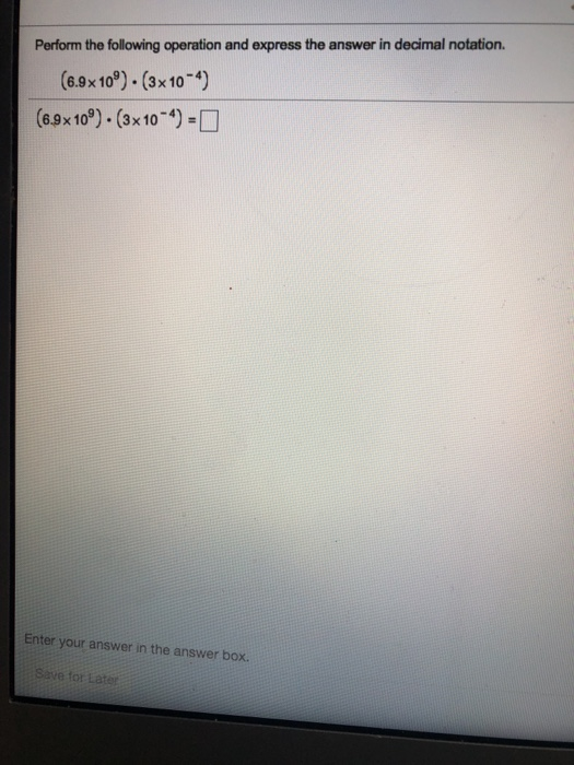 Solved Perform the following operation and express the | Chegg.com