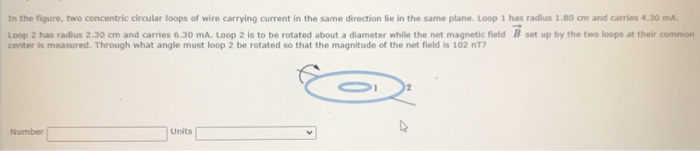 Solved In the figure, two concentric circular loops of wire | Chegg.com