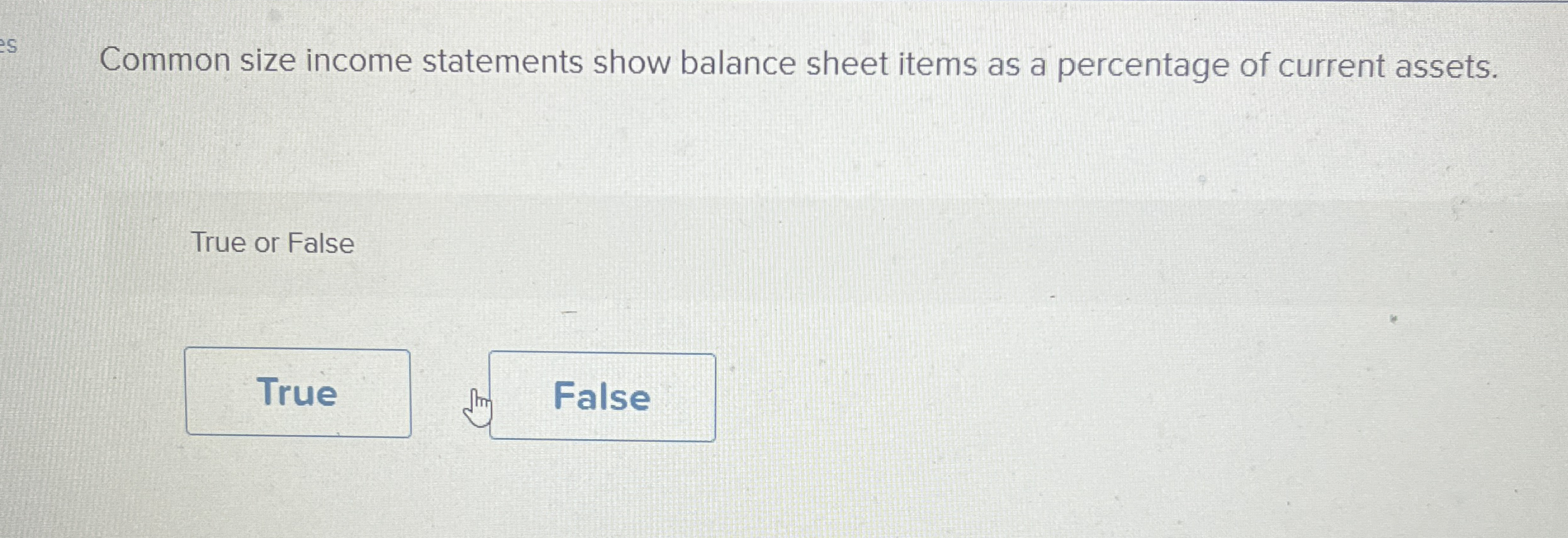 Solved Common size income statements show balance sheet | Chegg.com