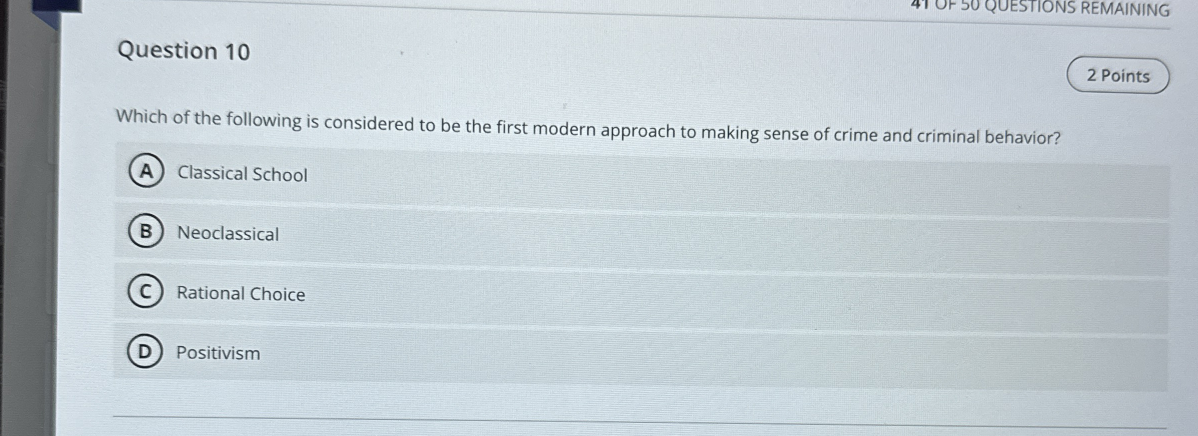 Solved Question 10Which of the following is considered to be | Chegg.com