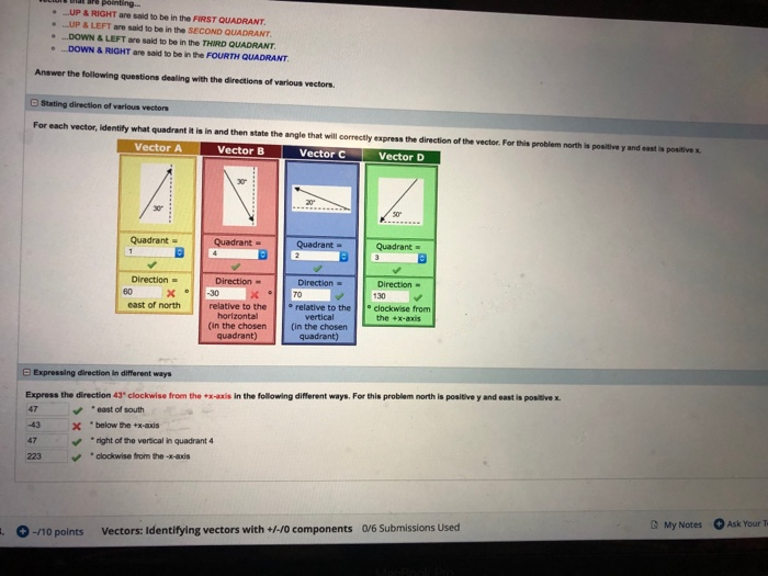 Solved instructions Adding Subtracting Parel Vectors | Chegg.com