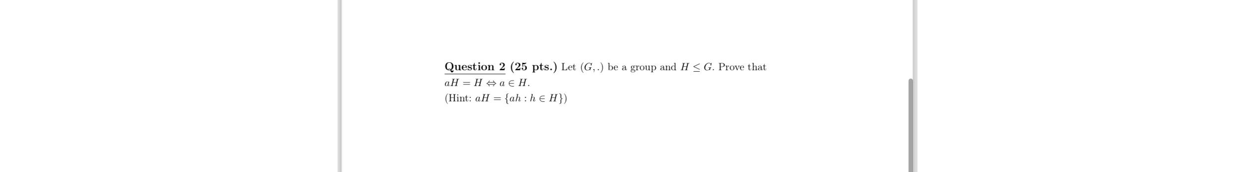 Solved Question 2 (25 pts.) Let . | Chegg.com Solved Question 2 (25 pts.) Let . | Chegg.com