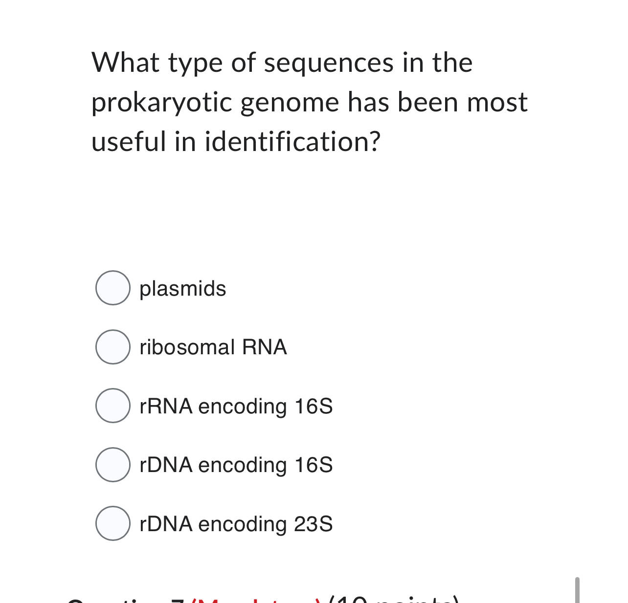 Solved What type of sequences in the prokaryotic genome has | Chegg.com
