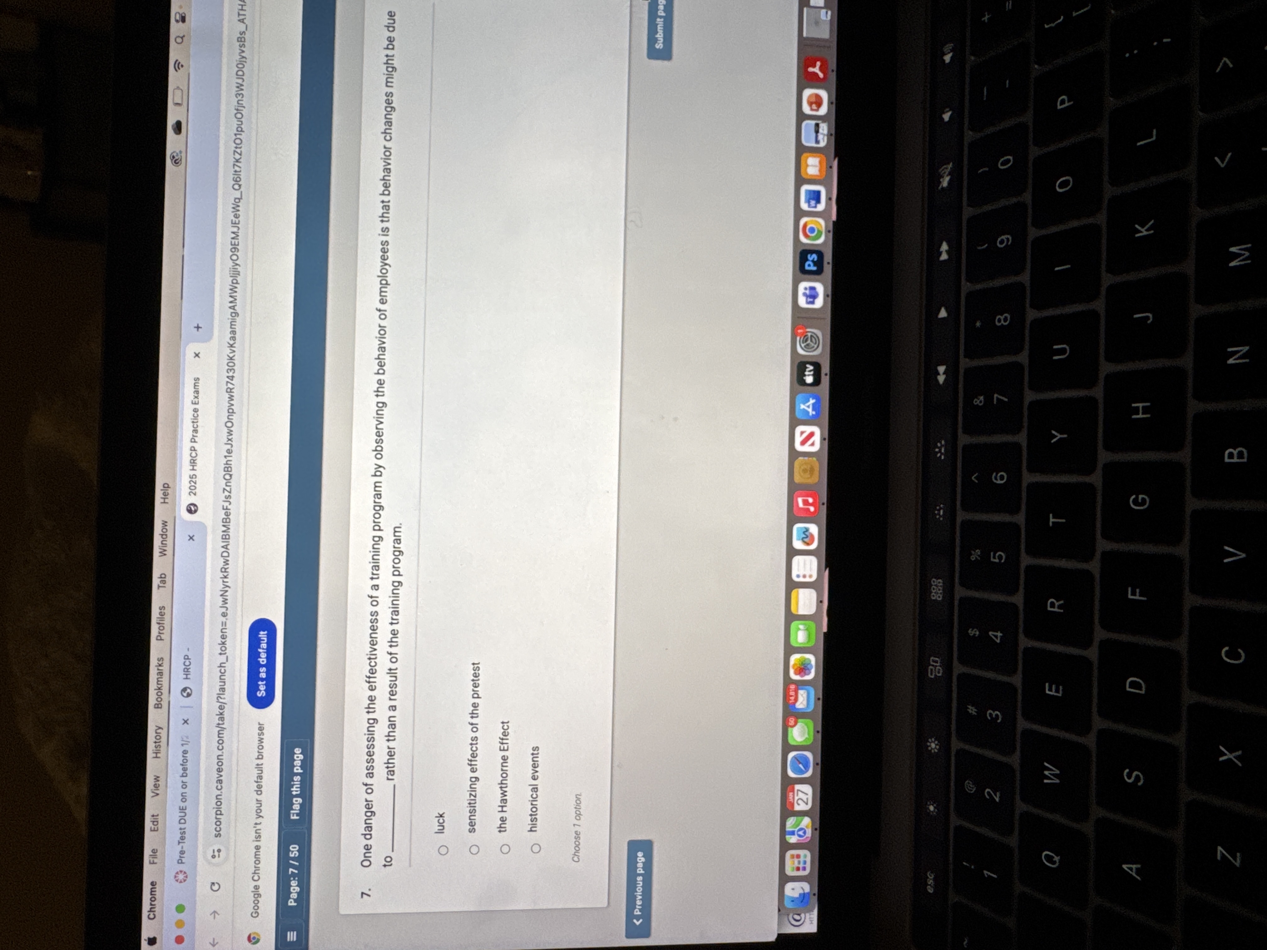 Solved 7. ﻿One danger of assessing the effectiveness of a | Chegg.com