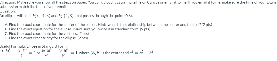 Solved Direction: Make sure you show all the steps on paper. | Chegg.com