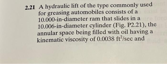 Solved 2.11 (a) Calculate the density, specific weight, and | Chegg.com