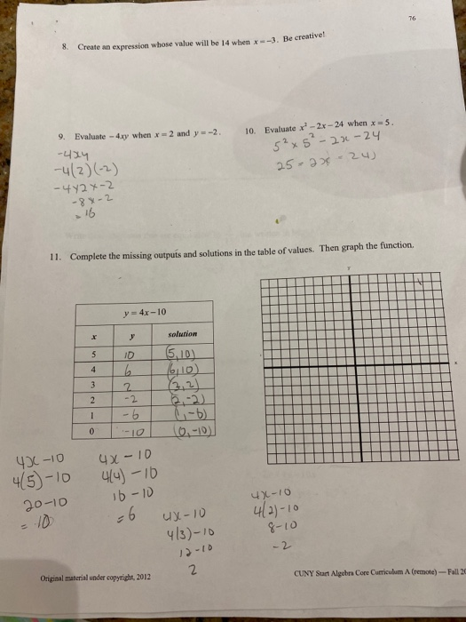 Solved 76 8 Create an expression whose value will be 14 when | Chegg.com