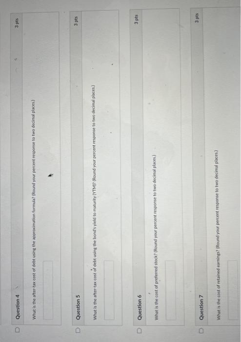Solved QUESTIONS 4-10 tang Enterprises is interested in | Chegg.com