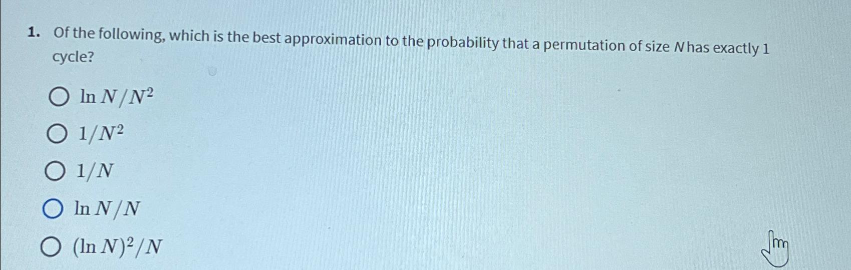Solved Of the following, which is the best approximation to | Chegg.com