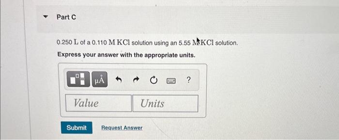 Solved Determine the volume (mL) required to prepare each of | Chegg.com