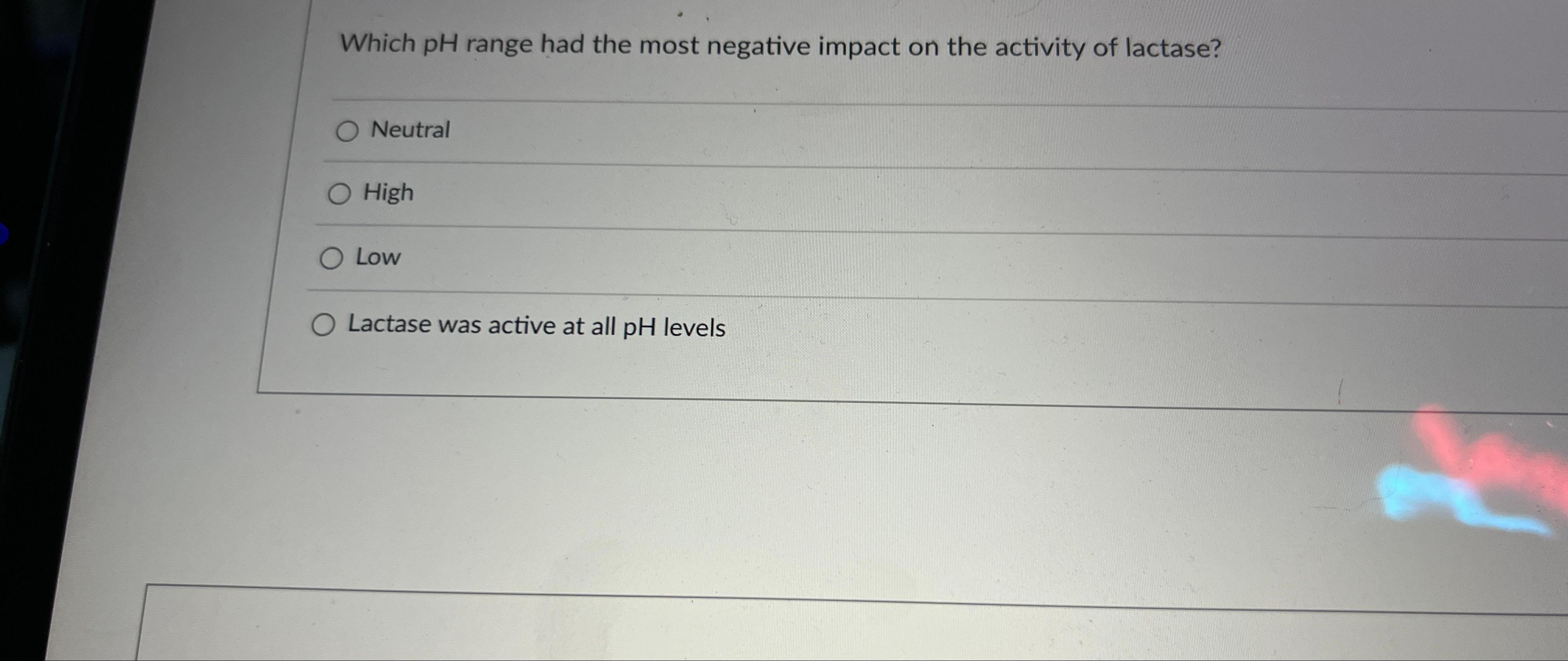 Solved Which pH ﻿range had the most negative impact on the | Chegg.com