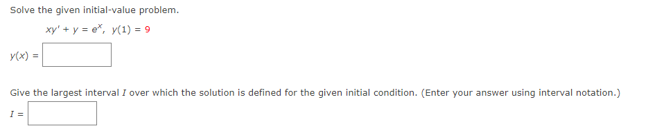 Solved Solve the given initial-value | Chegg.com