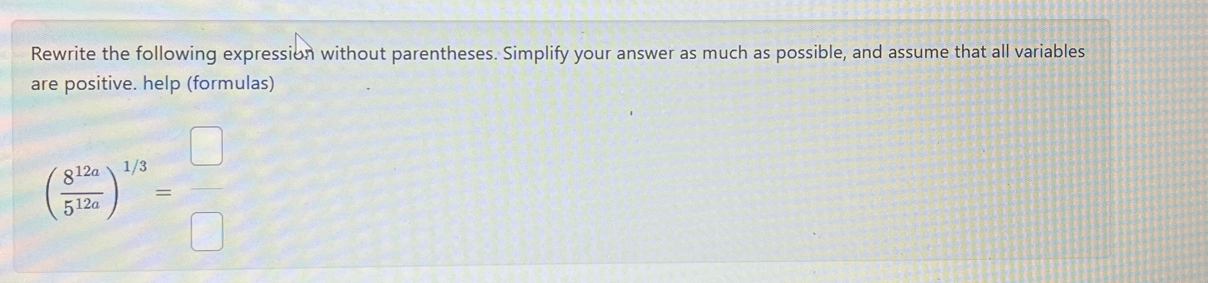 Solved Rewrite the following expression without parentheses. | Chegg.com