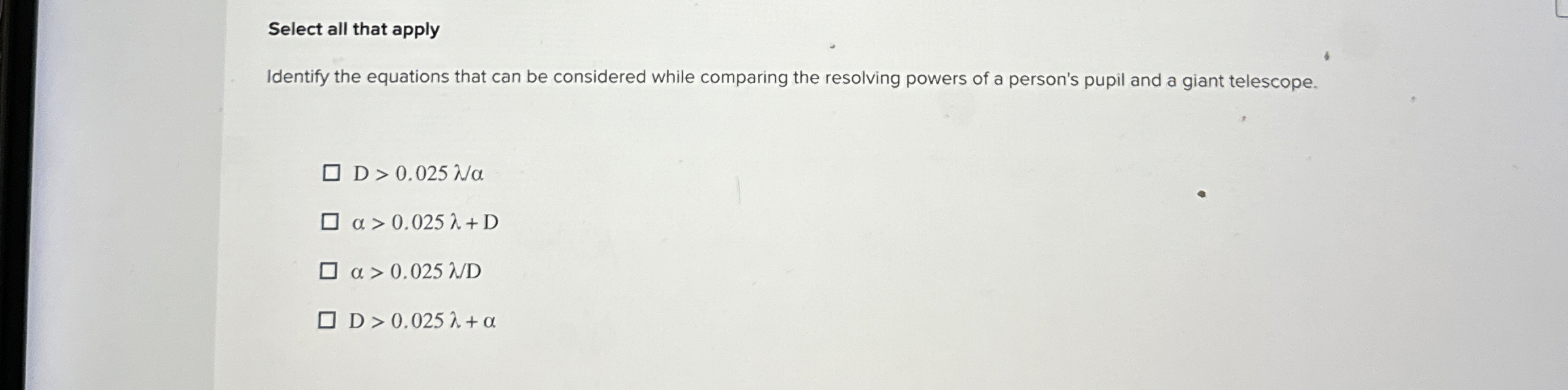 Solved Select all that applyIdentify the equations that can | Chegg.com