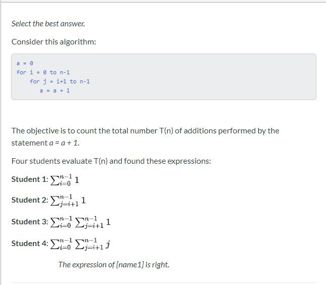 Solved Select The Best Answer Consider This Algorithm A Chegg solved-select-the-best-answer-consider-this-algorithm-a-chegg