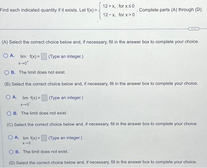 Solved Find each indicated quantity if it exists. Let | Chegg.com