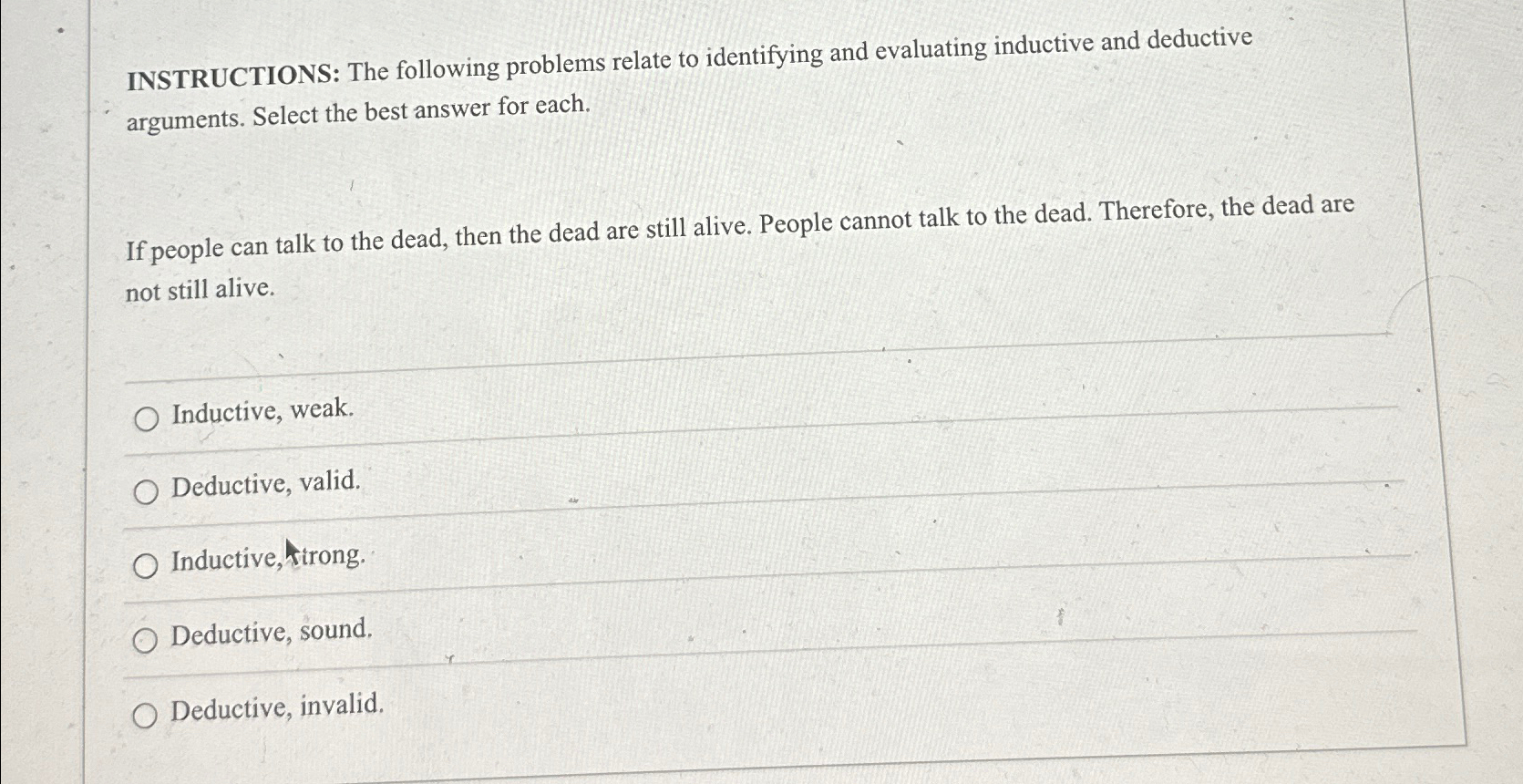 Solved INSTRUCTIONS: The following problems relate to | Chegg.com