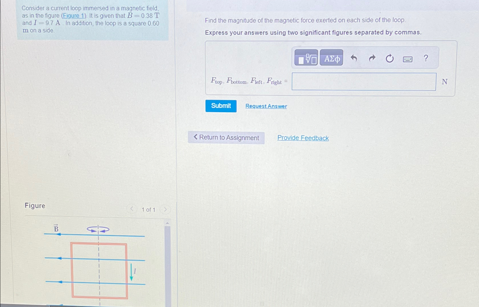 Solved Consider a current loop immersed in a magnetic field, | Chegg.com