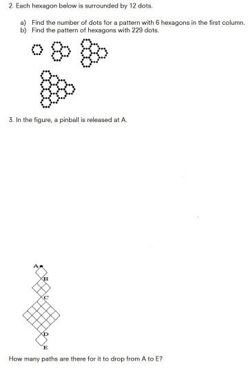 Solved 2. Each hexagon below is surrounded by 12 dots. a) | Chegg.com