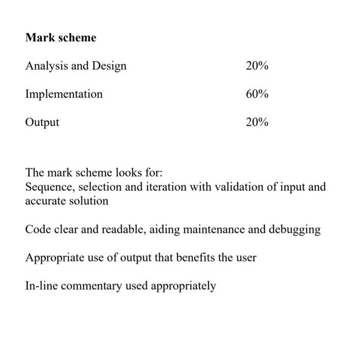 Solved 3. Problem Specification: Design and implement a | Chegg.com