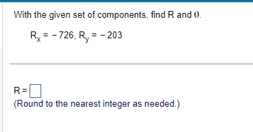 Solved With the given set of components, find R ﻿and | Chegg.com