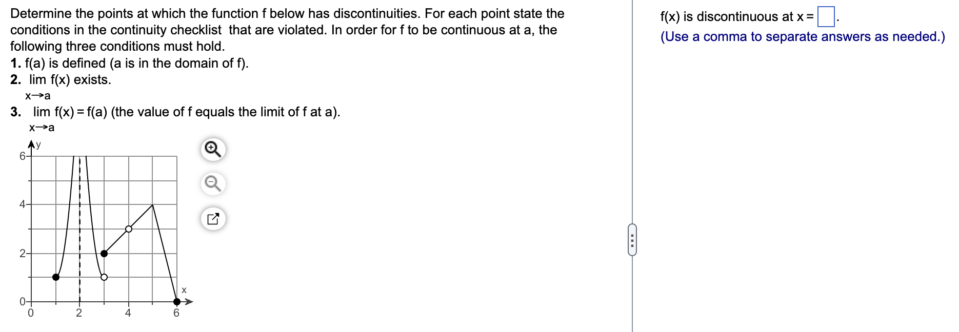 Solved Determine whether the following function is | Chegg.com