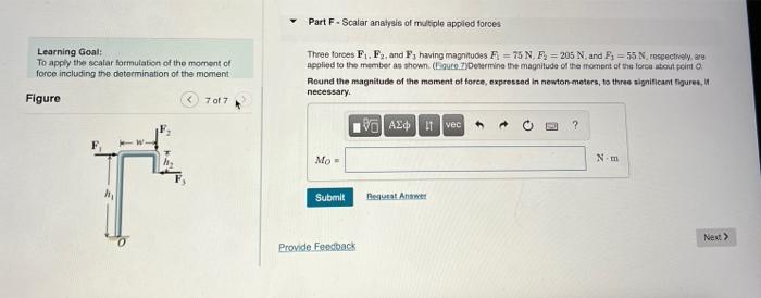 Solved Learning Goal: To apply the scalar formulation of the | Chegg.com