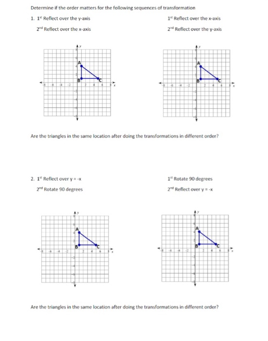 Solved Determine if the order matters for the following | Chegg.com