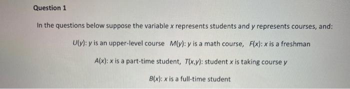 Solved In the questions below suppose the variable x | Chegg.com