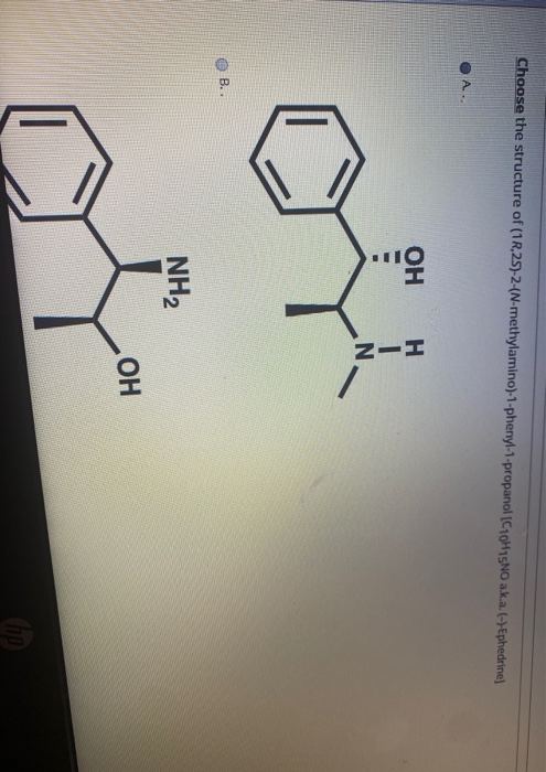 Solved Choose the structure of | Chegg.com