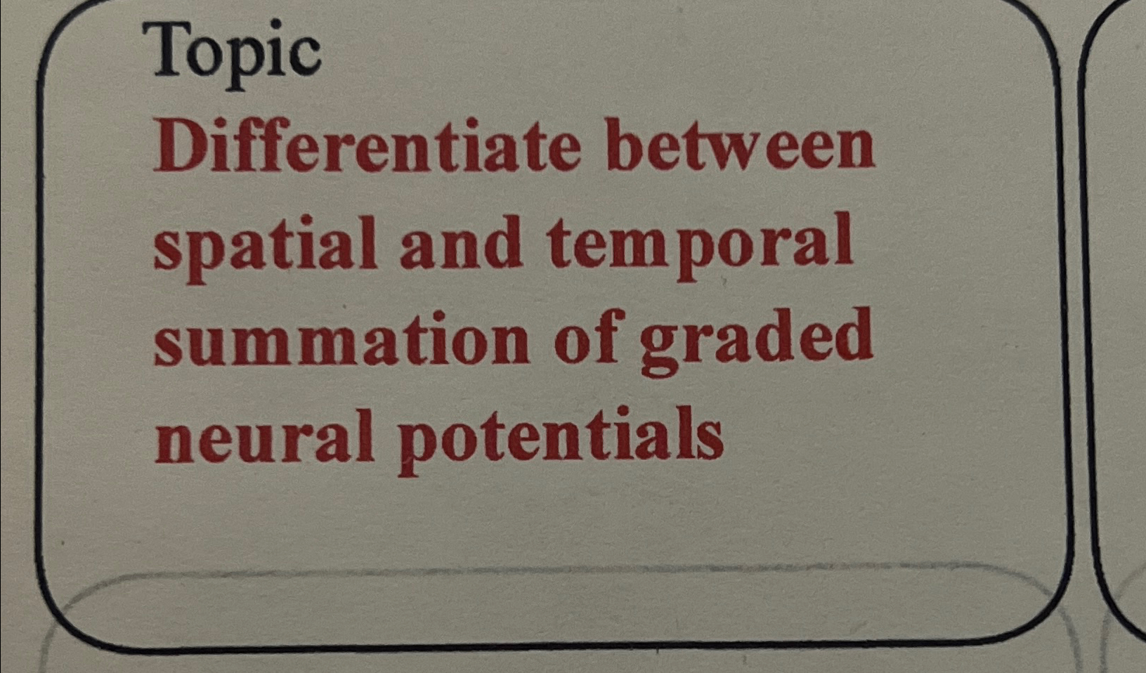 Solved Topic Differentiate between spatial and temporal | Chegg.com