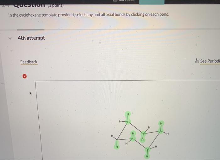 Solved ques LIOTTI PUINEJ In the cyclohexane template | Chegg.com