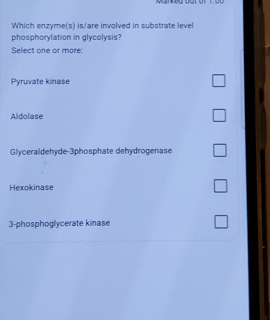 Solved Which enzyme(s) ﻿is/are involved in substrate level | Chegg.com