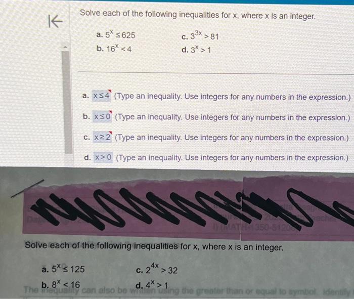 Solved so I had previously done an example to help me out | Chegg.com