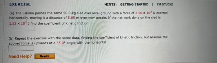 Solved EXERCISE HINTS: GETTING STARTED I'M STUCKI (a) The | Chegg.com