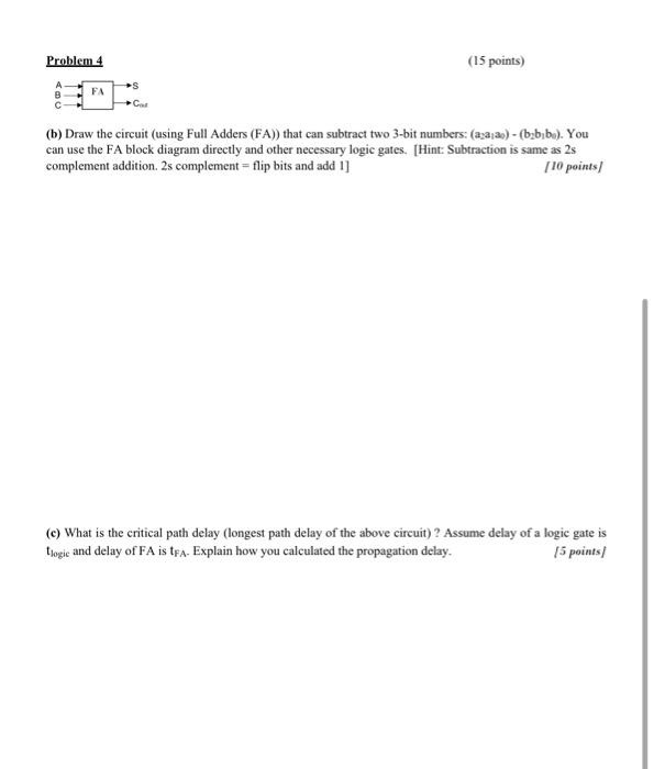 Solved (a) For the following circuit write the name of the | Chegg.com